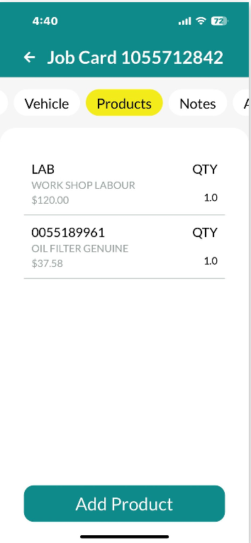 Mobile App Invoice Functionality - Workshop Software