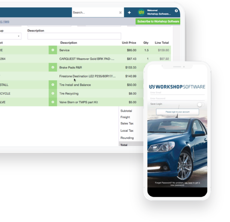 Workshop Software Pricing - From As Little as $2/ Day