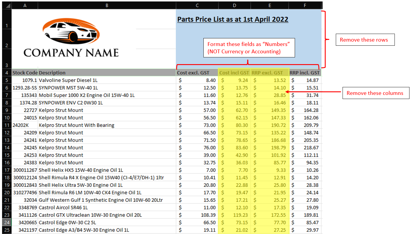 How To Bulk Update Product Price List Workshop Software How To Bulk Update Product Price List Workshop Software
