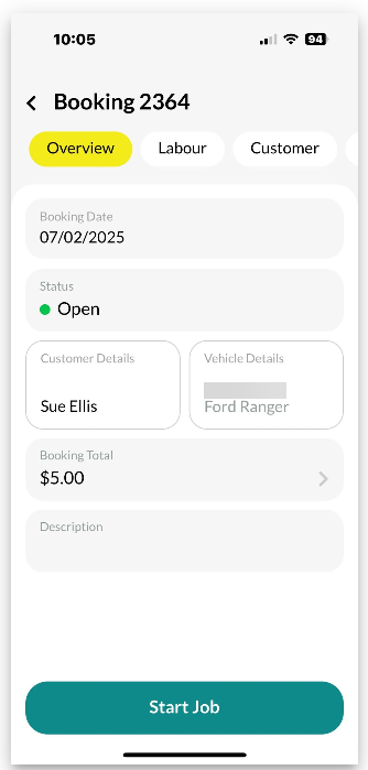 Booking Diary Feature Mobile App - Workshop Software | Workshop ...