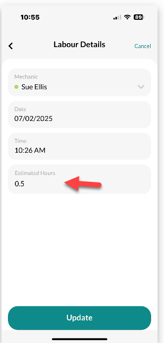 Booking Diary Feature Mobile App - Workshop Software | Workshop ...