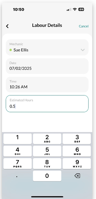 Booking Diary Feature Mobile App - Workshop Software | Workshop ...