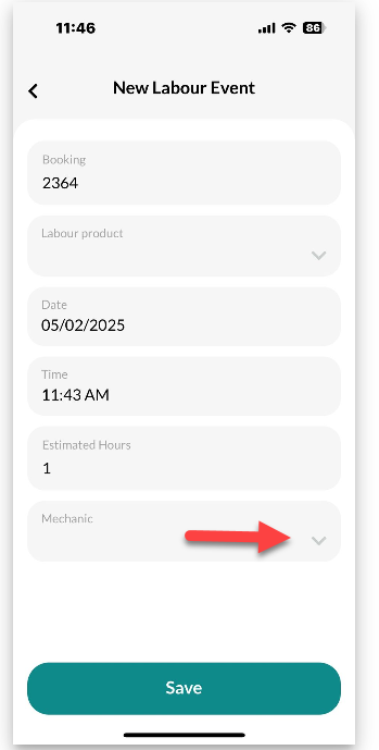 Booking Diary Feature Mobile App - Workshop Software | Workshop ...