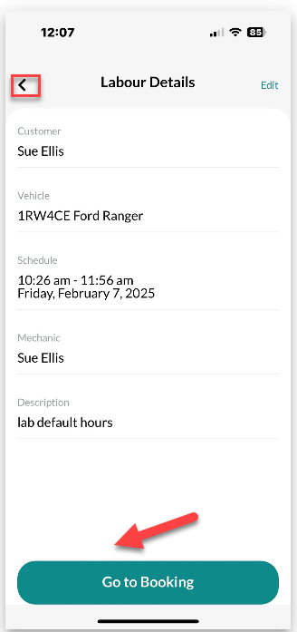 Booking Diary Feature Mobile App - Workshop Software | Workshop ...