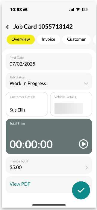 Booking Diary Feature Mobile App - Workshop Software | Workshop ...